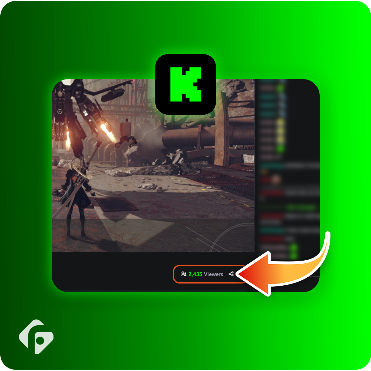 Comprar Visualizaciones Kick Livestream | Visita Fansoria