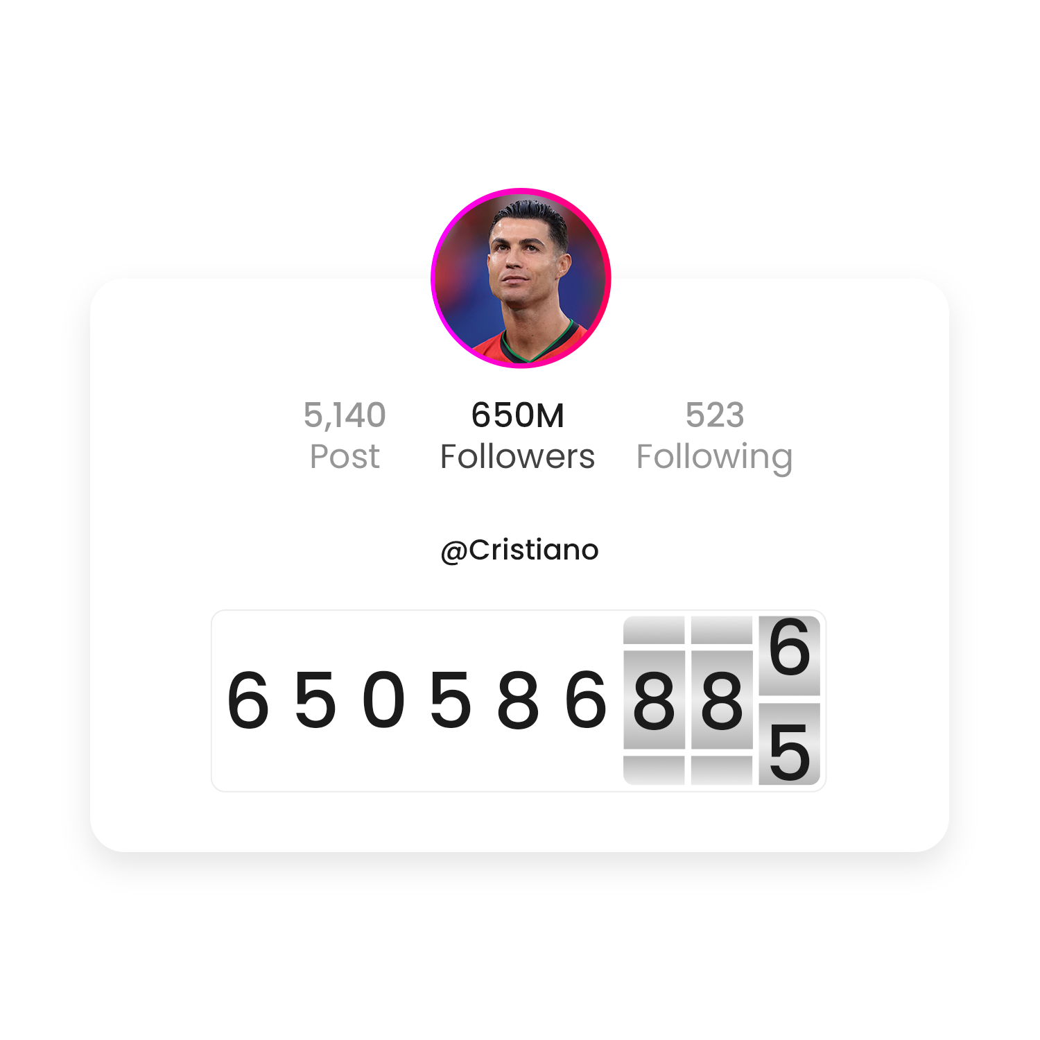 Instagram Follower Counter For Free - Real-Time