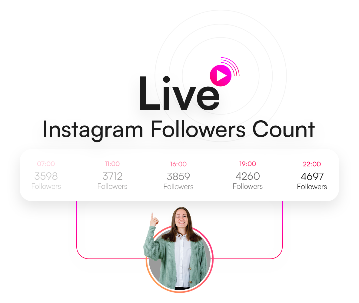 Instagram Follower Counter For Free - Real-Time