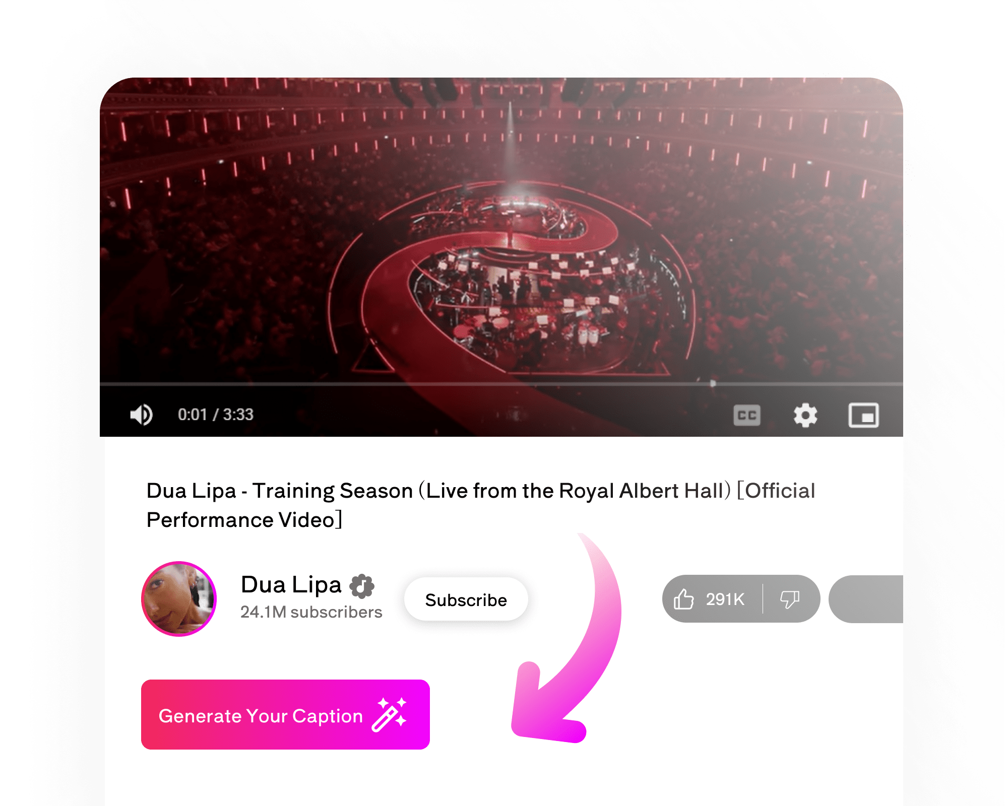 KI YouTube Caption Generator Tool – Kostenlos
