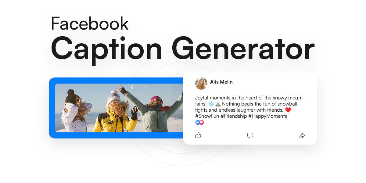 AI Facebook Caption Generator Tool – Free