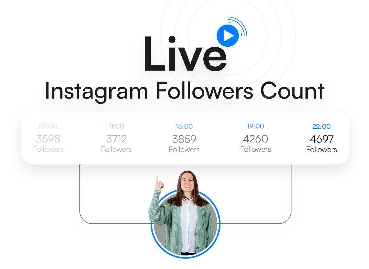 Instagram Follower Zähler – Echtzeit & Kostenlos